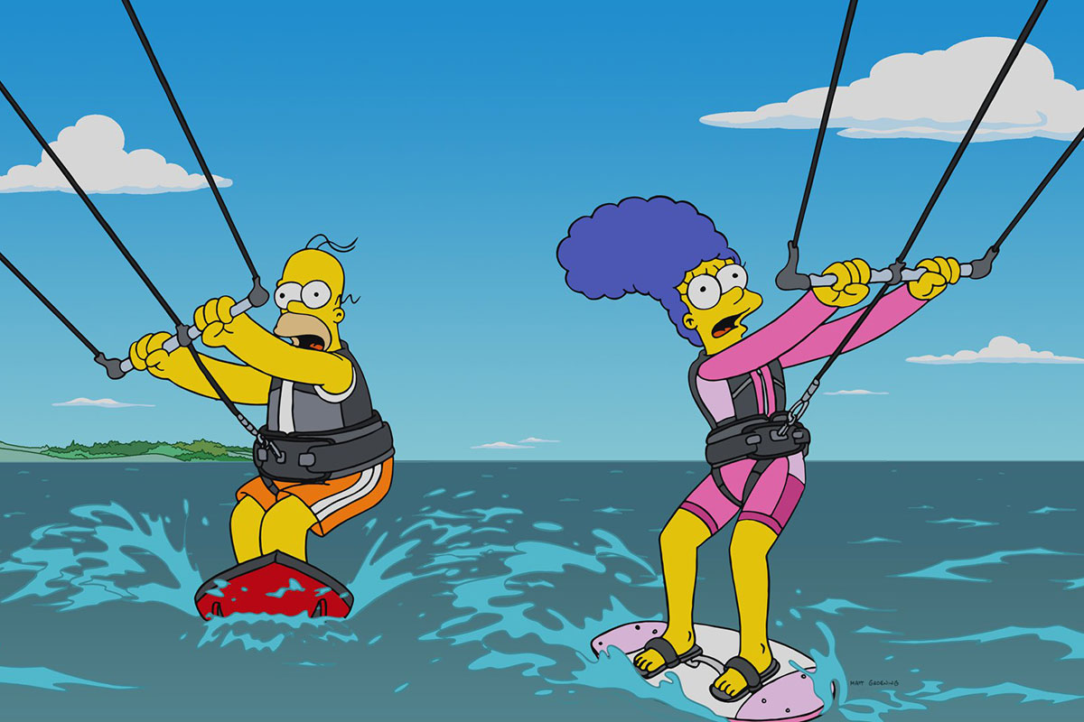 Les Simpson se mettent au Kitesurf! - Kite4All: Toute l'Actualité du ...